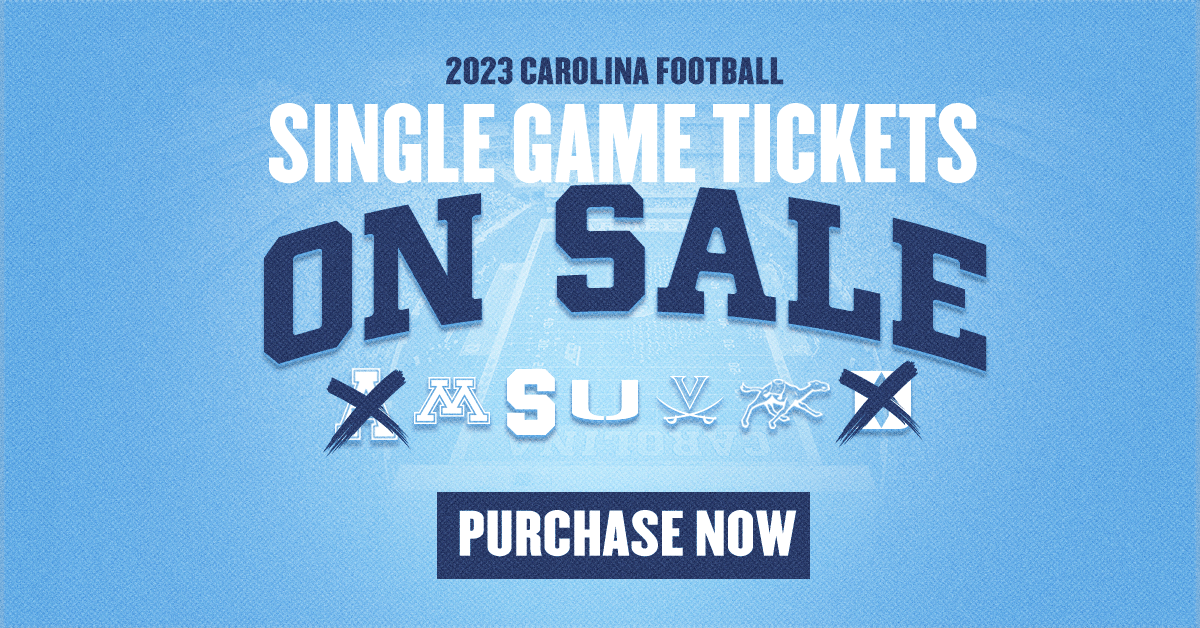 Football Single-Game Tickets on Sale Now | UNC Family Experience