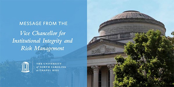 Message from the Vice Chancellor for | UNC Family Experience